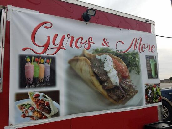 Menu at Gyros & More, San Antonio