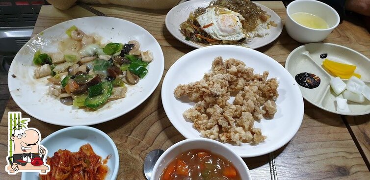 Menu at 산돌 restaurant, Jeonju-si, 856-11 Pyeonghwadong 2(i)-ga
