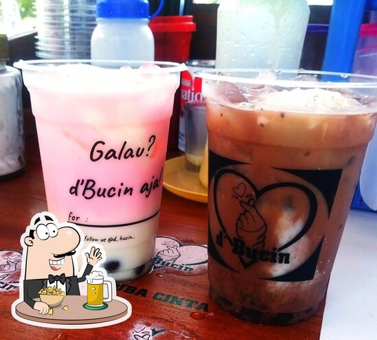 Menu at Kedai d'Bucin cafe, Muntilan, 1