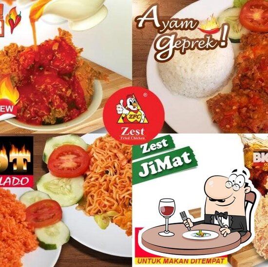 Menu at ZEST FRIED CHICKEN restaurant, Jember, Jl. Kalimantan No.27