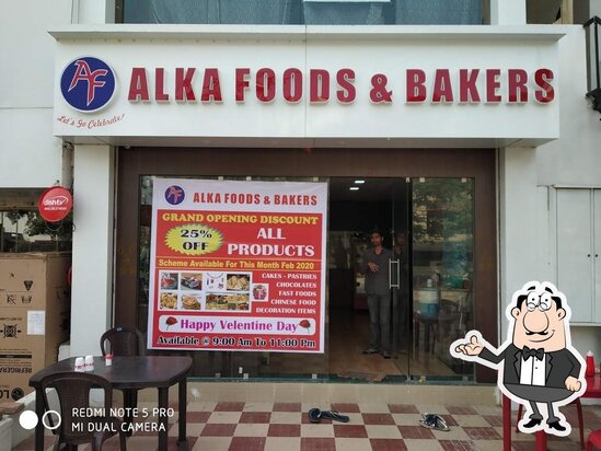 Menu at Alka Foods and Baker's, Vadodara