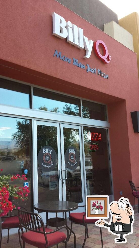 Menu at Billy Q's pizzeria, Palm Desert