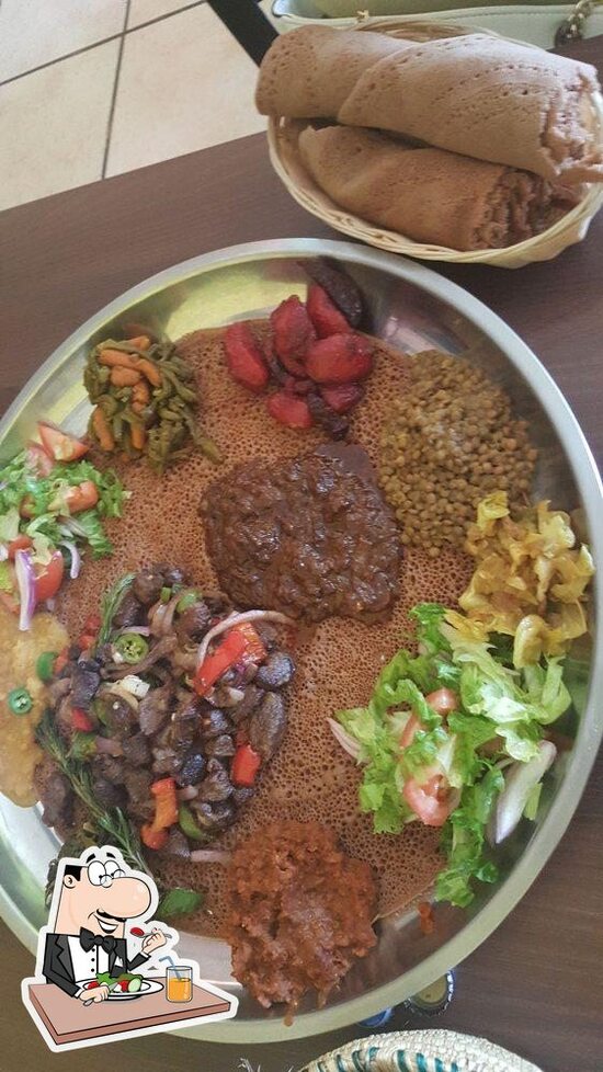 Menu at Addis Ababa Restaurant and café, Phoenix