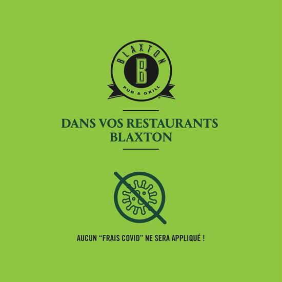 Menu au Blaxton Lebourgneuf restaurant, Québec, 1255 Bd Lebourgneuf