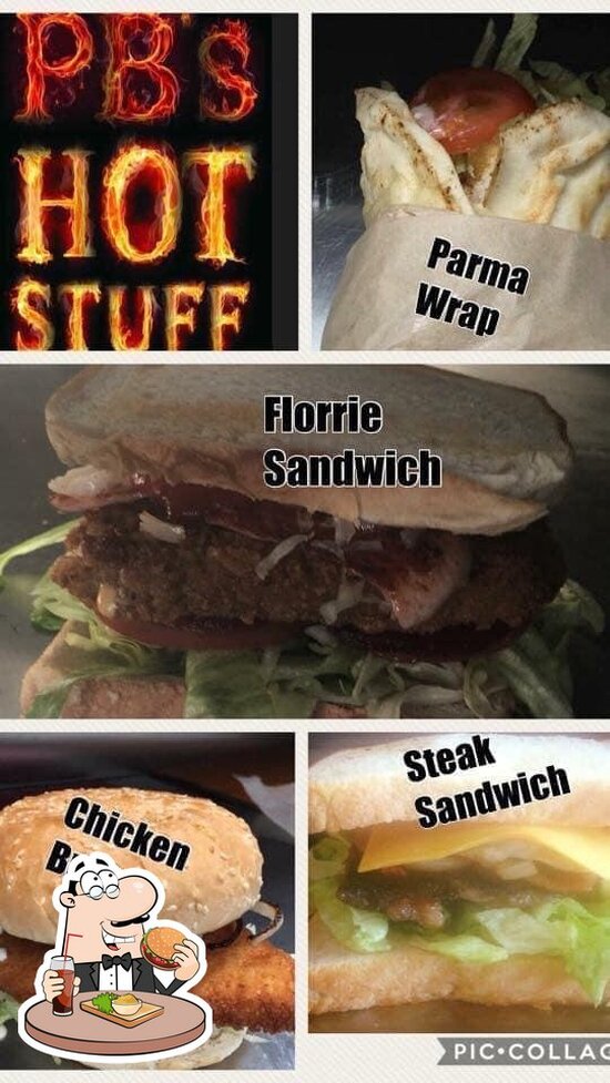 Menu at PB's Hot Stuff restaurant, Glencoe