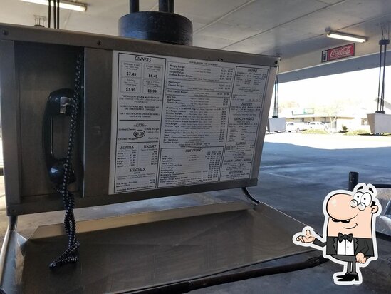 Menu at Roe-Ann Drive-In fast food, Emmett
