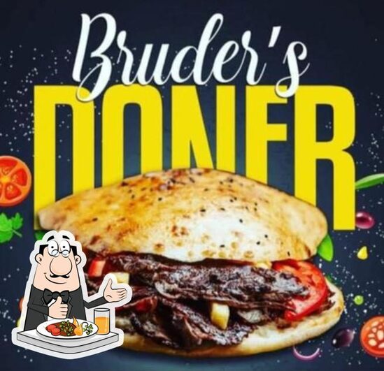 Menu at Bruder's doner Sarajevo restaurant, Sarajevo