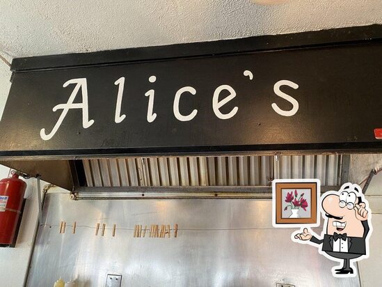 Menu at Alice's Restaurant, Crawfordsville