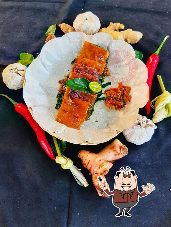 Menu at Babi Guling Lawas restaurant, Batubulan