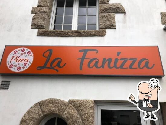Menu au La Fanizza pizzeria, Pluvigner