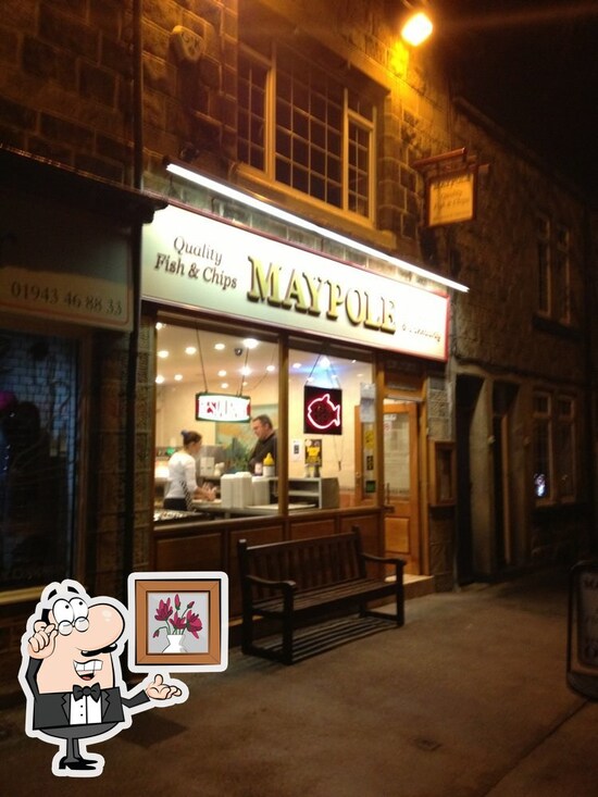 Menu at Maypole Fisheries restaurant, Otley