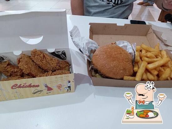 Menu at Chick 'n Boba restaurant, Figtree