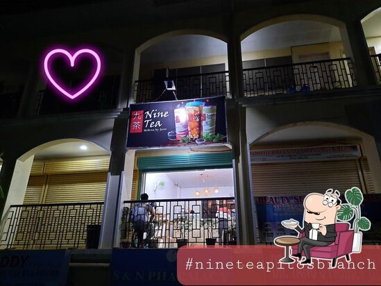 Menu at Nine Tea Pit-os Branch cafe, Cebu City