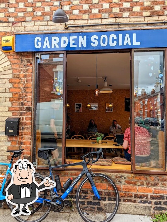 Menu at Garden Social cafe, Chester