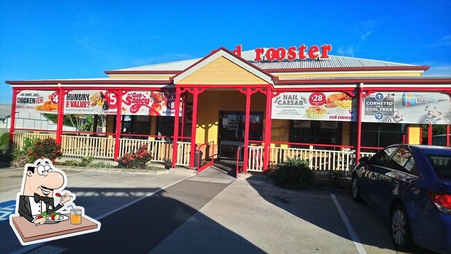 Menu at Red Rooster fast food, Maryborough