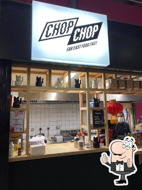 Menu at Chop Chop restaurant, Leeds, Leeds Kirkgate Market