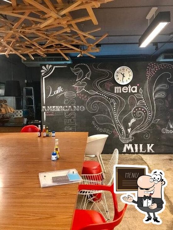 Menu at Meta restaurant, Bangkok