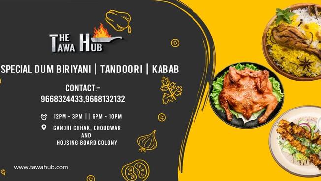 Menu at The tawa hub, Cuttack