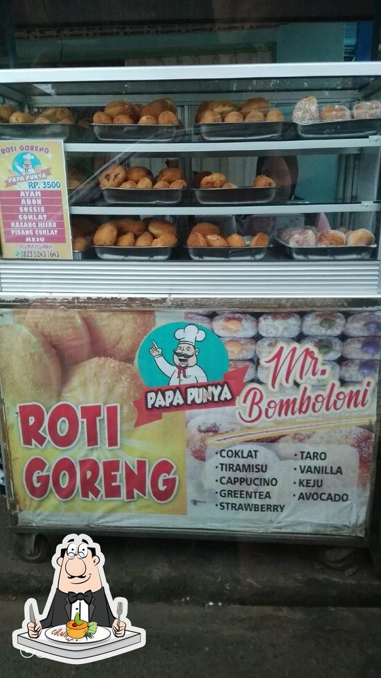 Carta del café Roti Goreng "Papa Punya", Angsau