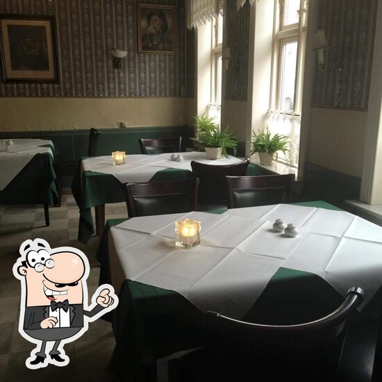 Menu at Café Danmark restaurant, Esbjerg