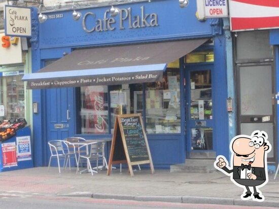 Menu at Cafe Plaka, London
