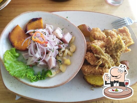 Menu at Calamares restaurant, Arequipa