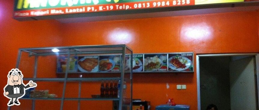 Menu at Tangkar Kenari restaurant, Central Jakarta