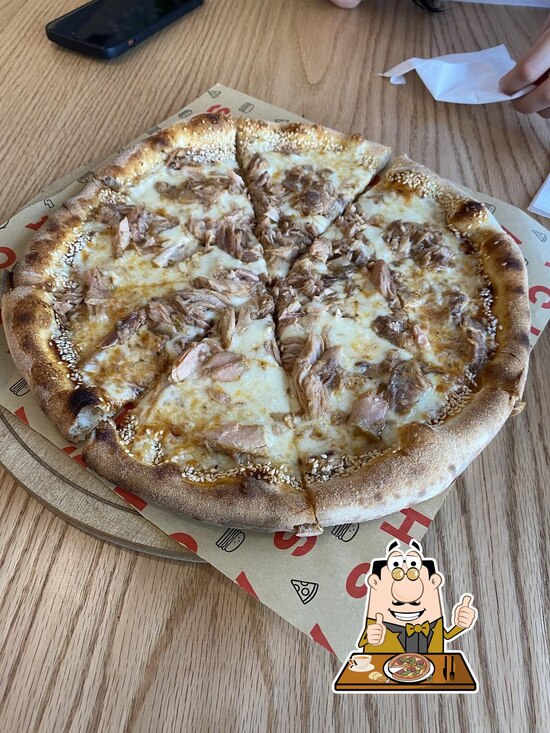 Menu at Sach Pizza restaurant, Tirana
