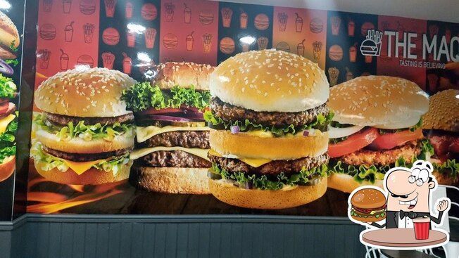 Menu at The MAQ (halal) fast food, London