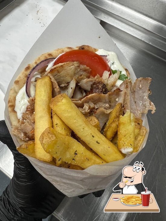 Menu at Real Greek restaurant, Hull