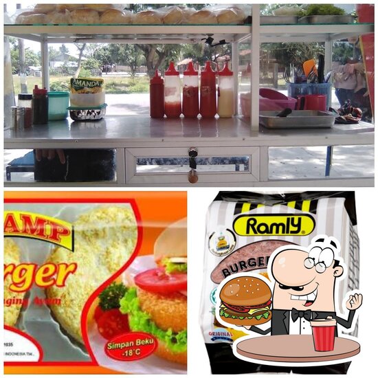 Menu at Burger Ramly Medan Mart cafe, Tanjung Balai