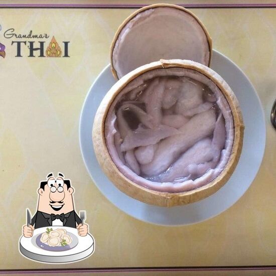 Menu at Grandma's Thai restaurant, Jakarta