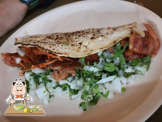 Menu at Mega Taco restaurant, Puebla City, Av. las Margaritas 518 y 512