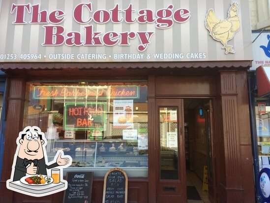 Menu at The Cottage Bakery, Blackpool, 85 Waterloo Rd
