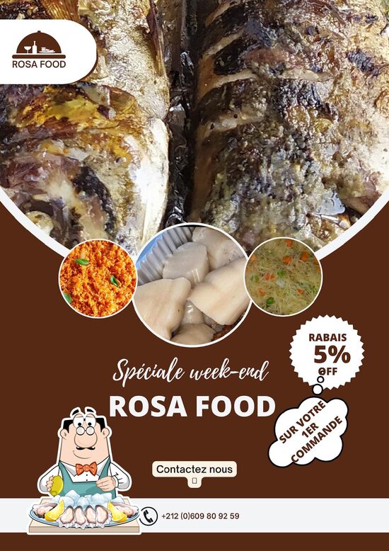 Menu at ROSA FOOD restaurant, Casablanca