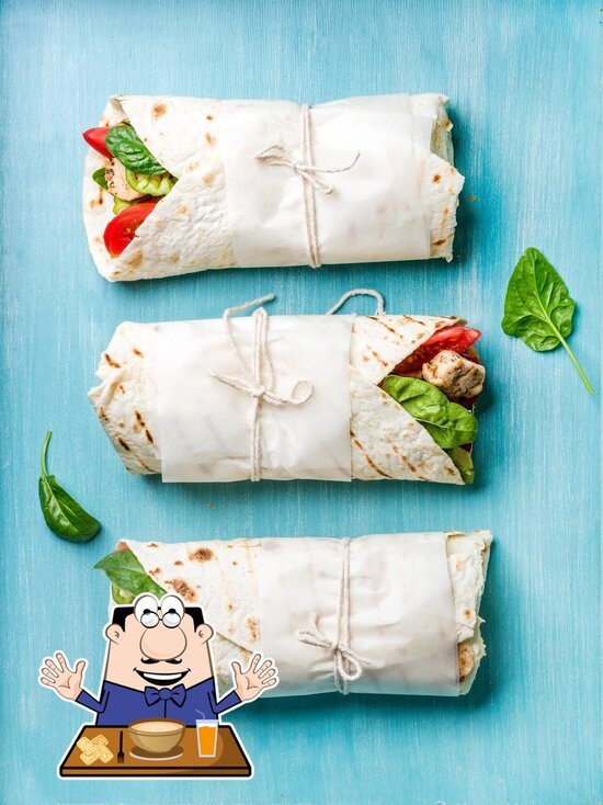 Menu at Wall Street Wraps (AUF Branch) restaurant, Angeles