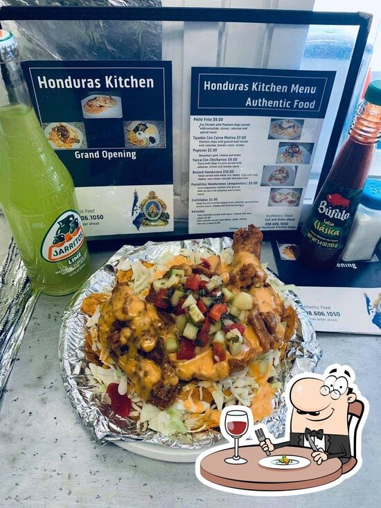 Menu at Honduras Kitchen restaurant, Nampa