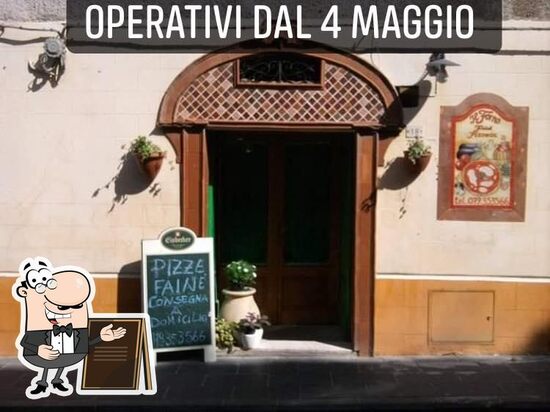 Menu at Il Forno restaurant, Sorso