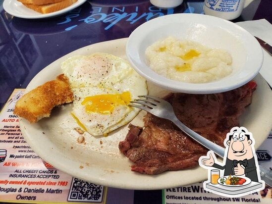 Menu at Marko's Diner cafe, Fort Myers