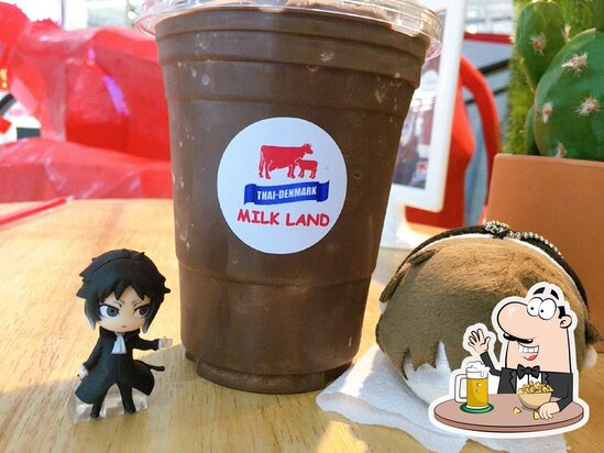 Menu at Thai-Denmark MILK LAND cafe, Pak Kret
