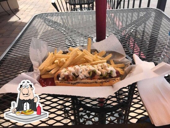 Menu at Jimmy's Hot Dogs restaurant, Phoenix