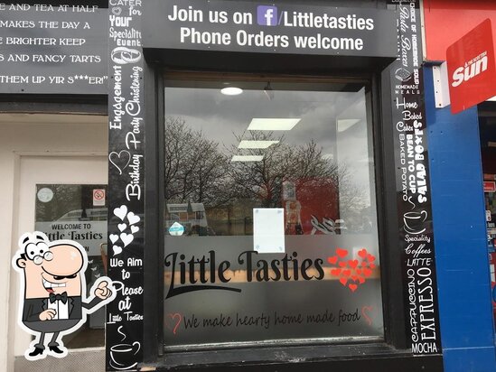 Menu at Little Tasties fast food, Glasgow
