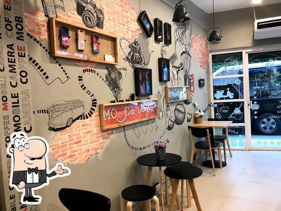 Menu at Moca Cafe, Bangkok