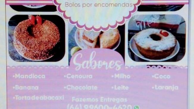 Menu at Bolos M.J, Rio Verde