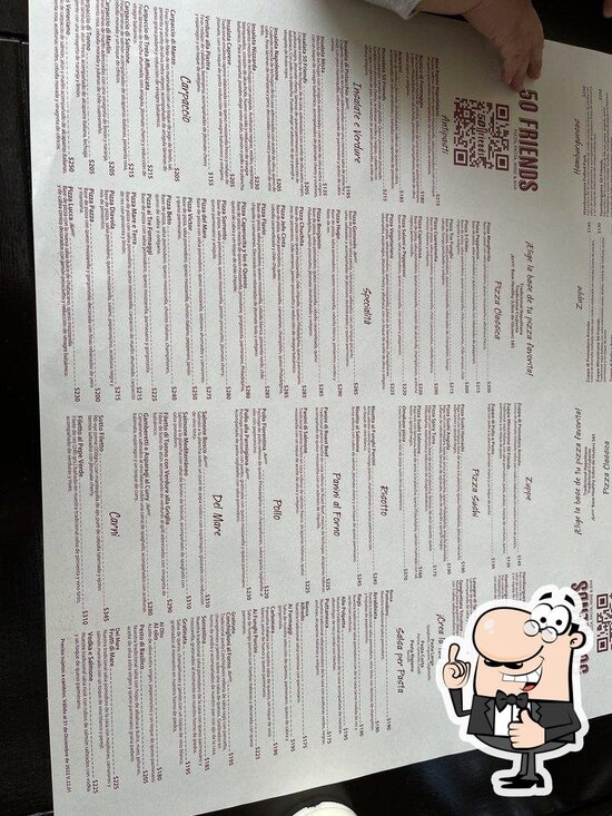 Carta de pizzería 50 Friends | Antara, Ciudad López Mateos, Av ...