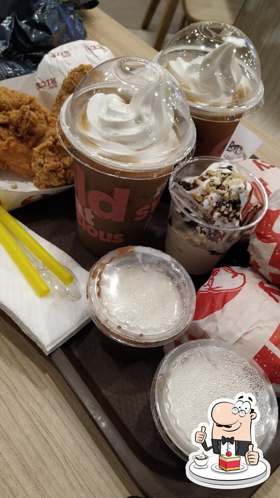Menu at KFC restaurant, Batu