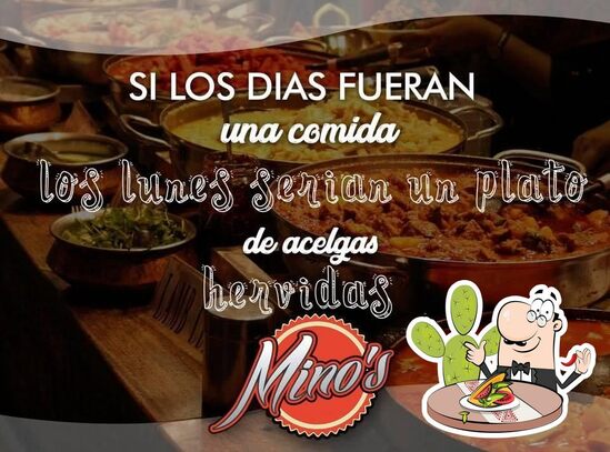 Menu at Minos Restaurant Bar, Atlacomulco