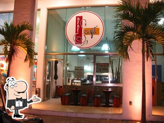 Menu at Bebe Café, Cancún