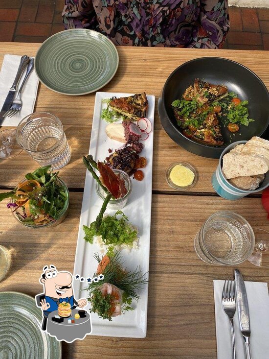 Menu at David´s cafe, Stege
