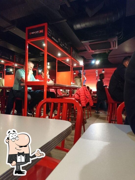 Menu at The Red Cafe, Manchester